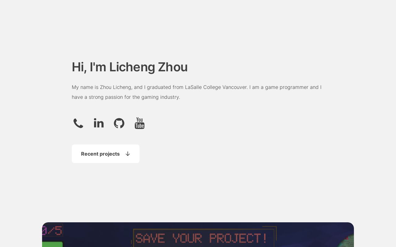 Licheng Zhou's portfolio